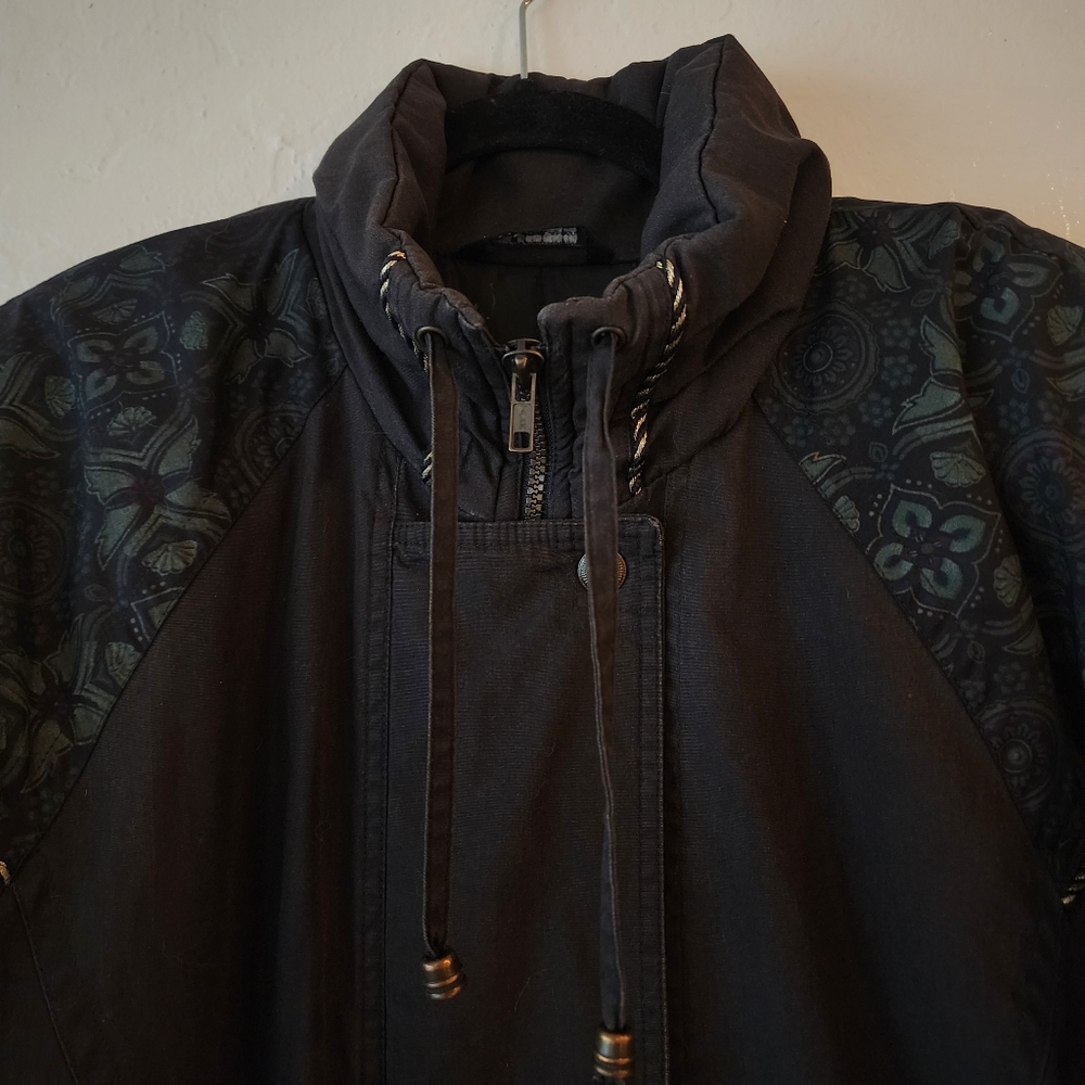 Vintage Boho Puffer Parka Jacket - Gem